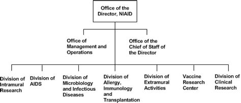 Niaid Organizational Chart Nih National Institute Of Allergy And