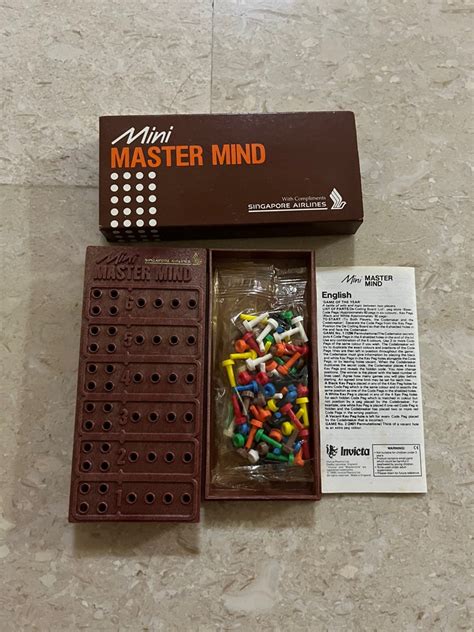 Sia Mini Master Mind Hobbies And Toys Memorabilia And Collectibles Vintage Collectibles On Carousell