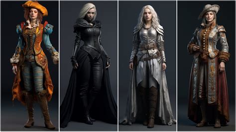 Tika Concept 250 Renaissance Female Character Concept 4k