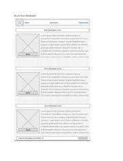 Wireframes Docx Book Now Wireframe Testimonial Wireframe Course Hero