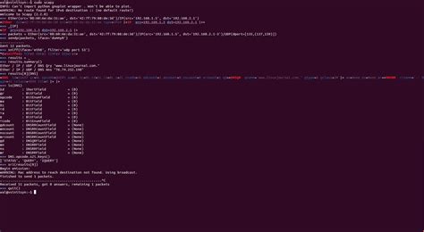 Berkeley Packet Filters With Scapy And Friends