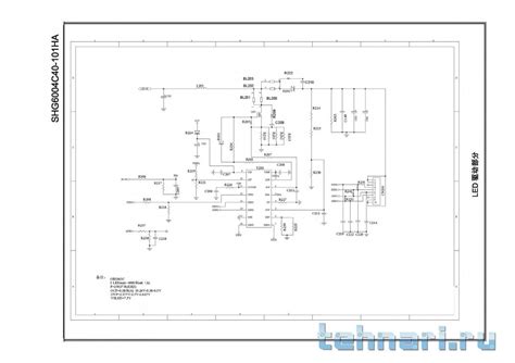 diagrama de circuito integrado, led driver: ob3365rp - YoReparo