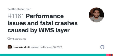 Performance Issues And Fatal Crashes Caused By Wms Layer · Issue 1161 · Fleafletfluttermap