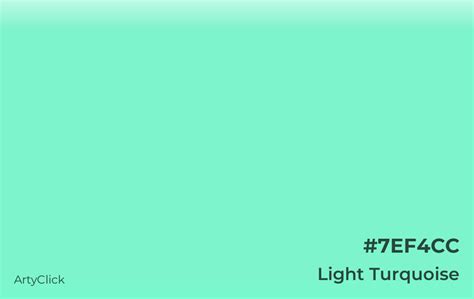 Light Turquoise Color Artyclick