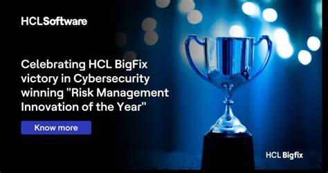 Hcl Bigfix On Linkedin Hcl Bigfix Secures Prestigious Cybersecurity