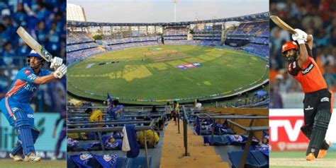 Mi Vs Srh Ipl 2023 Wankhede Stadium Mumbai Pitch Report Team Records