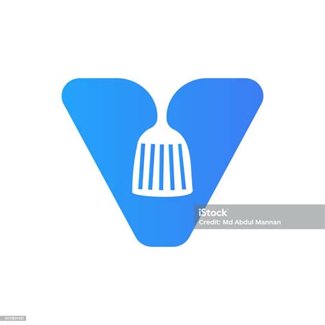 편지 V 주방 스파툴라 로고 부엌 로고 디자인은 레스토랑 상징을 위한 부엌 Spatula와 결합했습니다 가정 생활에 대한 스톡