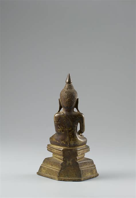 A Shan Bronze Figure Of Buddha Shakyamuni Burma 19th Century Lot 48