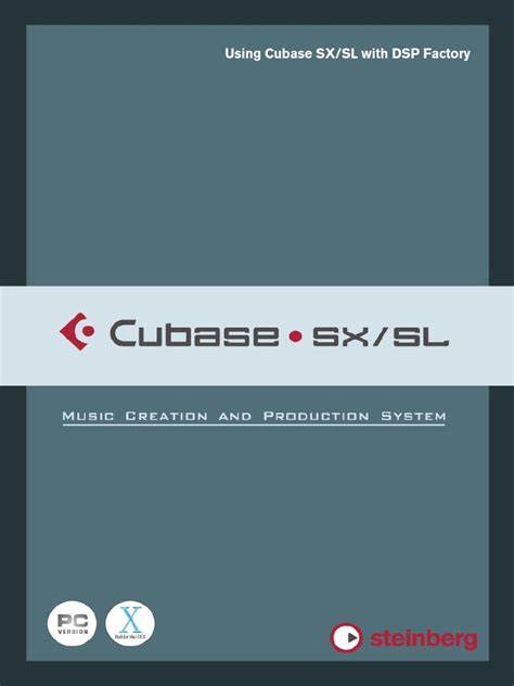 Using Cubase Sxsl With Dsp Factory Pdf Equalization Audio
