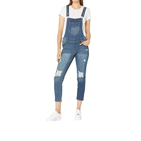 Girls Jeans Bib Overallscasual Wear Summer Denim Dungarees For Ladies