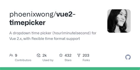 github phoenixwong vue2 timepicker a dropdown time picker hour