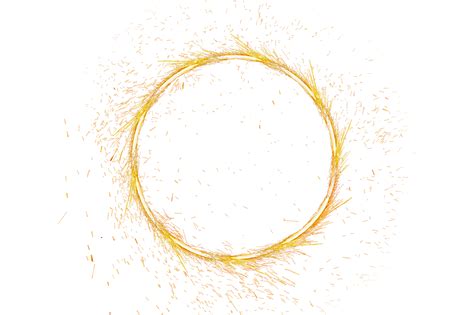 Circle Light Frame Transparent Background PNG