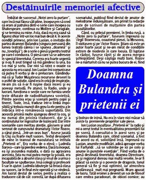 Amintiri Din Teatrul Romanesc Octavian Sava