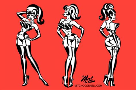 Mitch O Connell Free Sexy Pin Up Tattoo Designs Of The Day Mitch O Connell Free Sexy Pin Up Tattoo Designs Of The Day