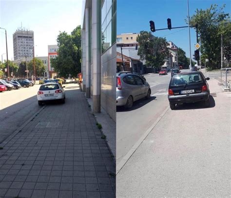 Румънски коли превзеха тротоарите във Видин ядосаха жителите на града