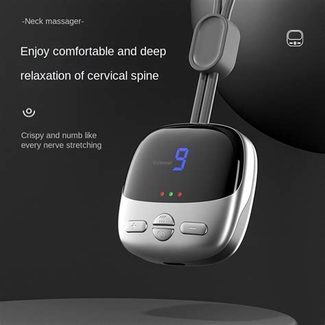 Jual Smart Pendant Neck Cervical Spine Massage Pulse Heating Massager