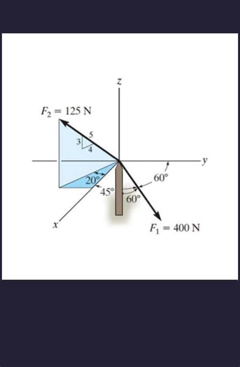 Solved Determine The Magnitude And Coordinate Direction Chegg Com