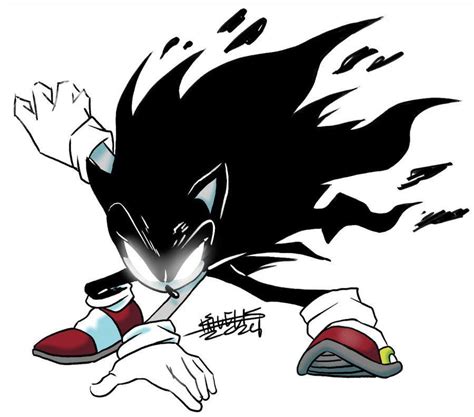 Dark Sonic Redzilla Rsonicthehedgehog