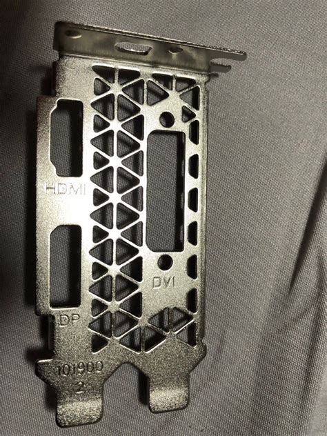 Gtx 1050tigtx1650 Low Profile Bracket For Brand Zotac Computers