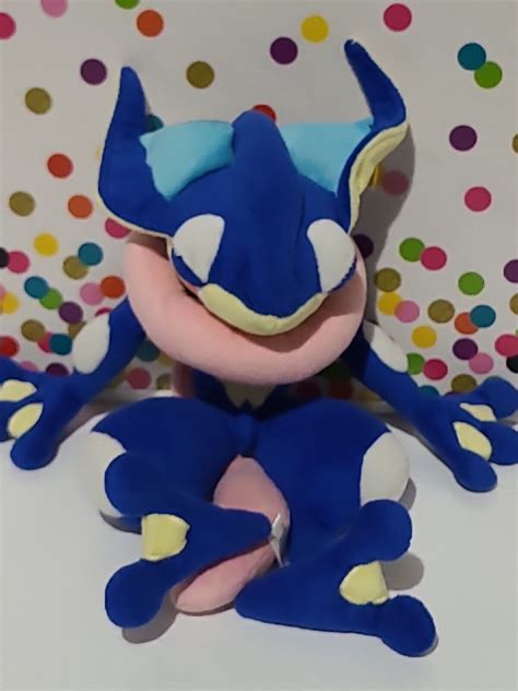 Mavin Pokemon Greninja Plush Figure San Ei Pocket Monsters Authentic