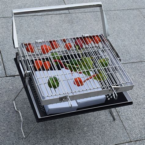 New Mini Campmaid Braai Easy Charcoal Flip Folding Bbq Grills