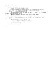 Barchart Java Import Java Util Scanner Public Class Barchart Public