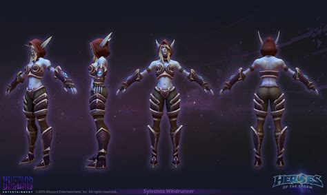 Sylvanas Close Look At Model By Plank 69 On Deviantart