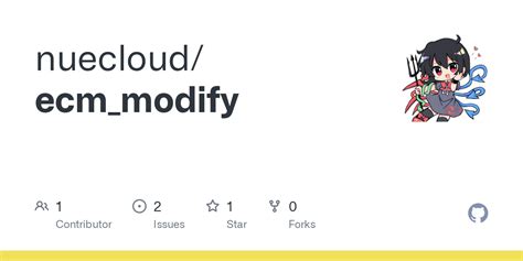 Github Nuecloud Ecm Modify