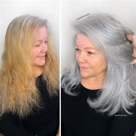 Hairdresser Encourages Women To Embrace And Rock Their Gray Hair
