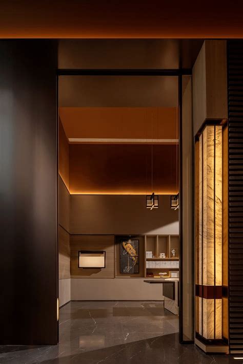 明德设计 温州保利招商城发 · 天樾玺二期：瓯城气韵，海派会所 Lobby Design Luxury Interior