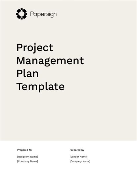 Project Management Plan Template Pdf Procurement Audit