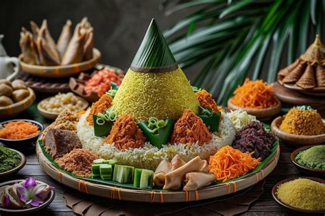 Premium AI Image A Table Topped With Lots Of Different Types Of Food