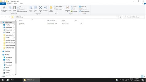 Python Program To Basic New Half Thick Star Using The Python Tkinter Kashipara