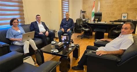 الوكالة الوطنية للإعلام الحجار وريتا كرم زارا رئيس بلدية صيدا وبحثا