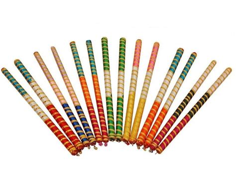 Buy CRAFTSMAN 20 Pc 10 Pair Dandiya Dandia Sticks Large 15 Inch