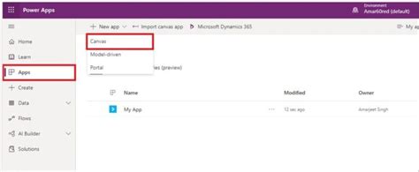 How To Create A Canvas APP In PowerApps