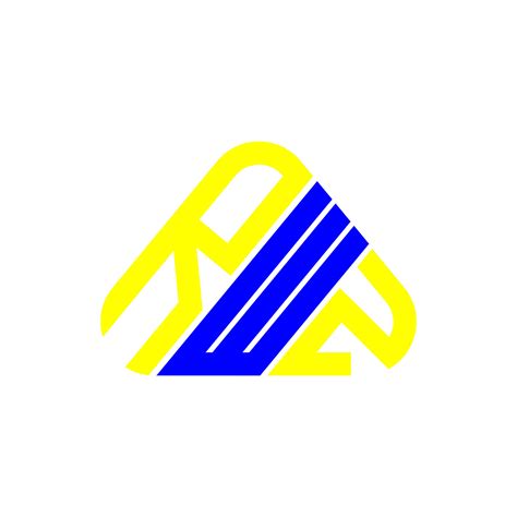 Rwz Letter Logo Creative Design With Vector Graphic Rwz Simple And