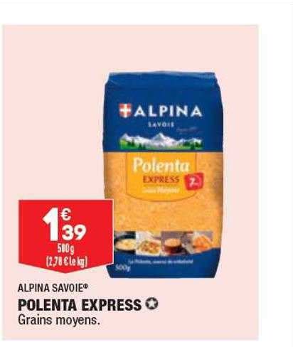 Promo Polenta Express Alpina Savoie Chez Aldi ICatalogue Fr