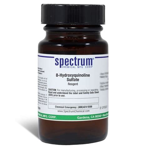 8 Hydroxyquinoline Sulfate 983 Spectrum Chemical 25 G Buy Online