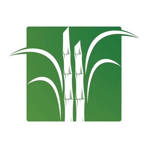 Premium Vector Sugar Cane Logo Icon Symbol Vector Illustration Design