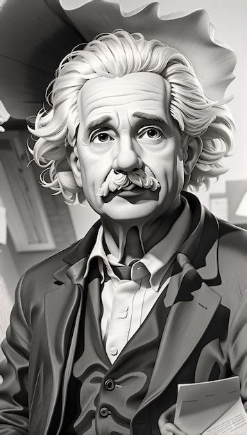 Premium Photo Albert Einstein 3d Animation Style