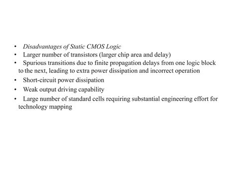 Unit 4 Logic Styles For Low Powerpart2ppt