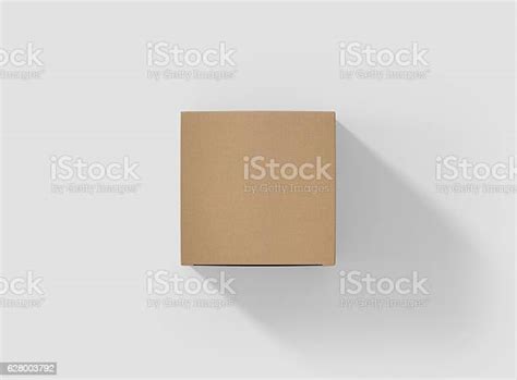 사실적인 고품질 스퀘어 직사각형 크래프트 패키지 상자 모형 3차원 형태에 대한 스톡 사진 및 기타 이미지 3차원 형태 공란 광고 Istock