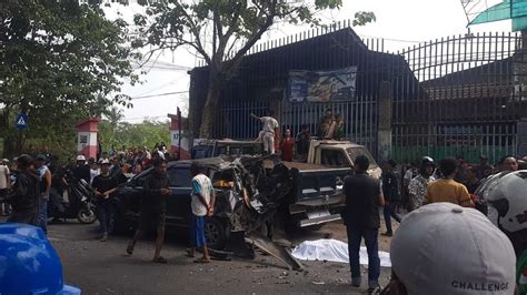 Tabrakan Beruntun Di Cianjur Tewaskan 1 Orang Di Tempat