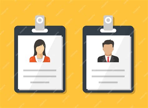 Premium Vector Driver License Icon In Flat Style Identification Document Vector Illustration