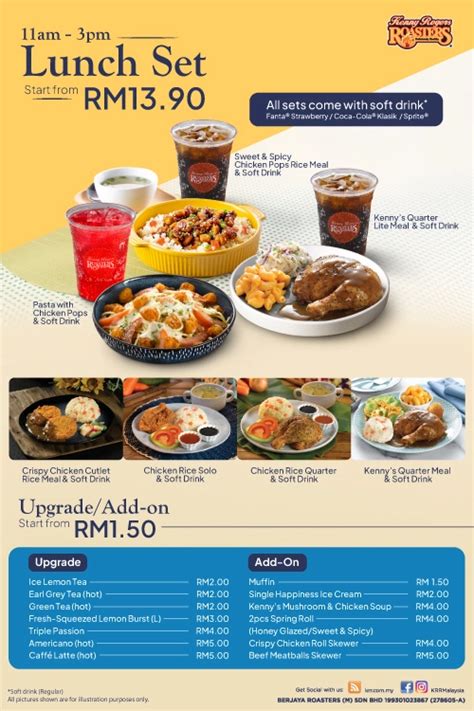 Kenny Rogers Roasters Menu Malaysia Prices And Promos 2025