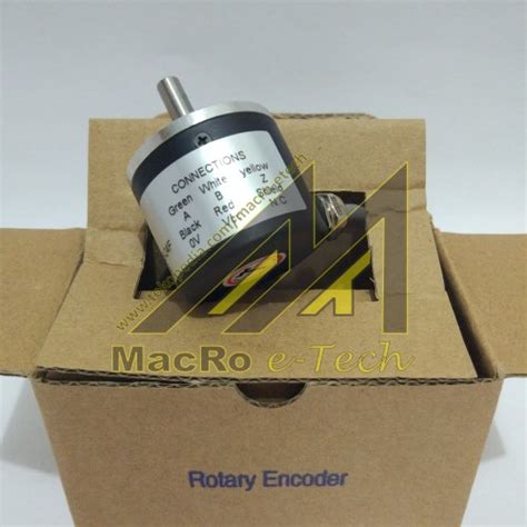 Jual Rotary Encoder Incremental 360ppr 5 24VDC Push Pull Kota Surabaya MacRo E Tech Tokopedia