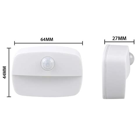 Led Pir 모션 센서 야간 조명 배터리 무선 침실 옷장 주방 화장실 계단 램프 티몬