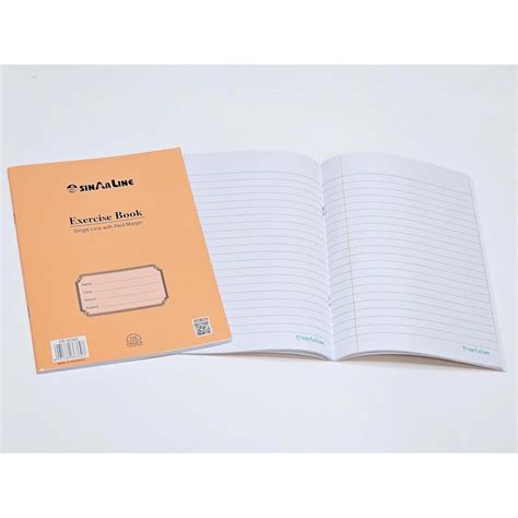 Sinarline Exercise Book 50s Single Line 21x16 Star Light Kuwait