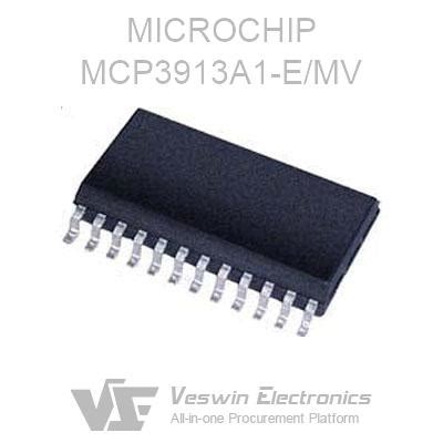 MCP3913A1 E MV MICROCHIP Power Monitoring Veswin Electronics